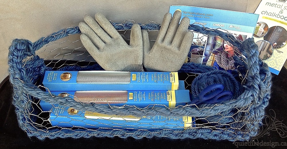 Crochet Chicken Wire Basket | FaveCrafts.com