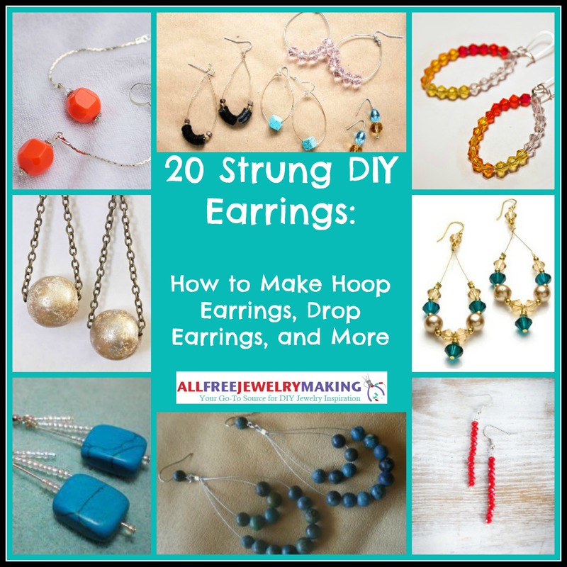 Colorful Beaded Hoop Earrings | AllFreeJewelryMaking.com