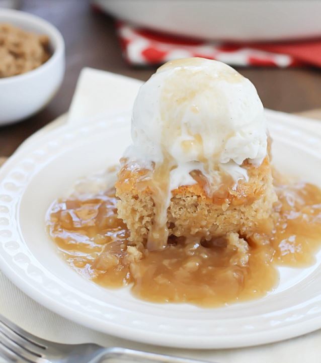 Quick Caramel Pudding Cake | FaveHealthyRecipes.com