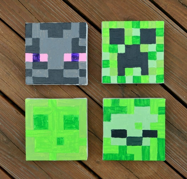 Minecraft Canvas Art | FaveCrafts.com