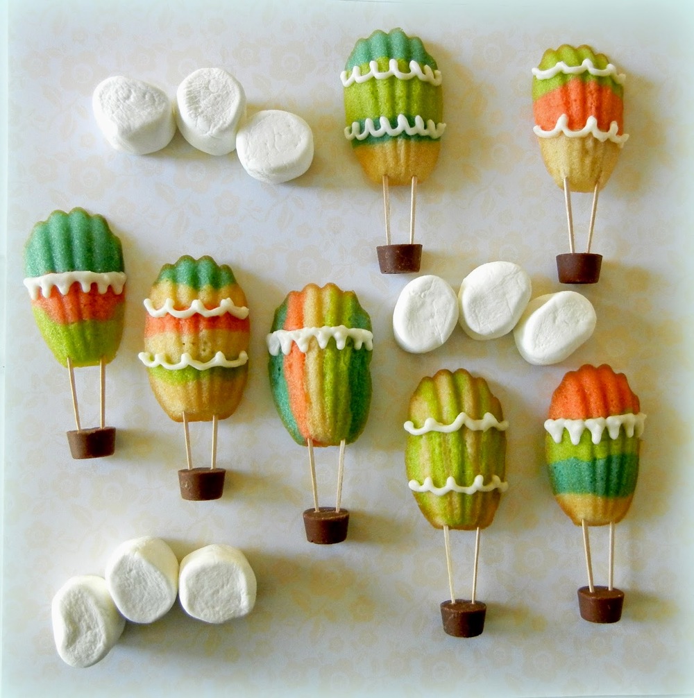 Hot Air Balloon Madeleines | AllFreeKidsCrafts.com