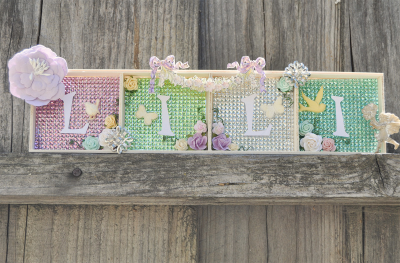 Rhinestone Embellished Name Board | FaveCrafts.com