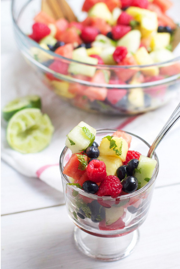 Spring Fling Fluff Fruit Salad | RecipeLion.com