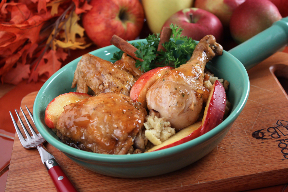 Apple Glazed Chicken | MrFood.com