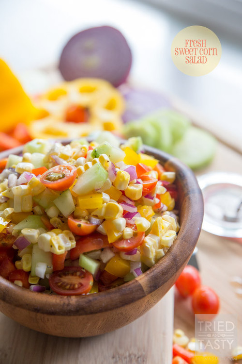 Fresh Sweet Corn Salad | RecipeLion.com