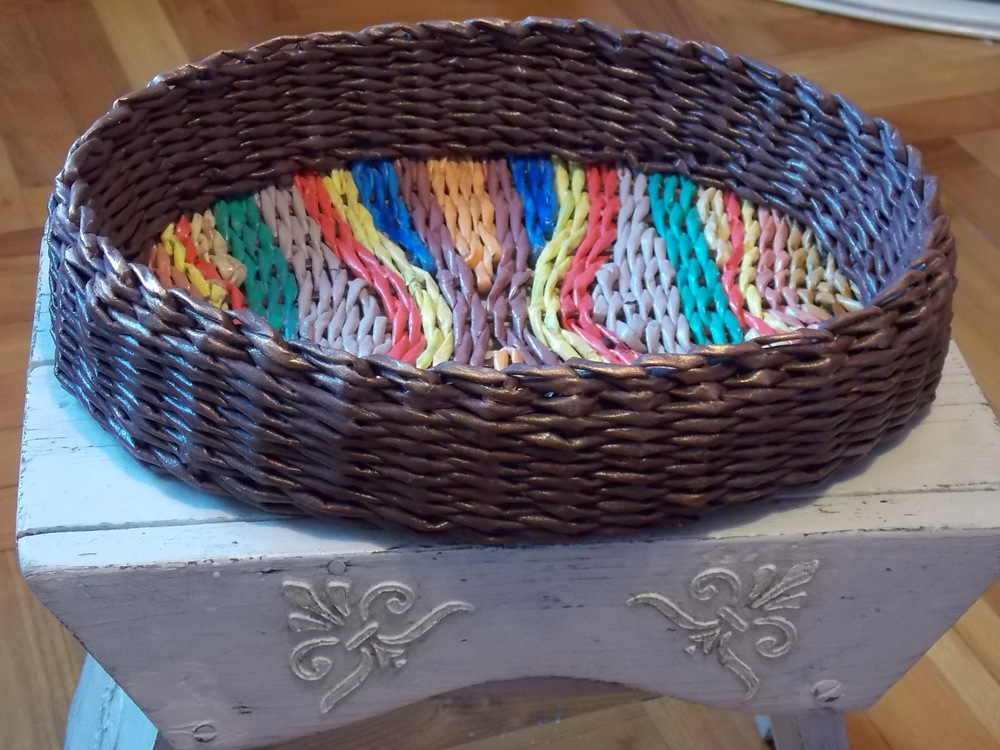 DIY Paper Basket Tray | FaveCrafts.com