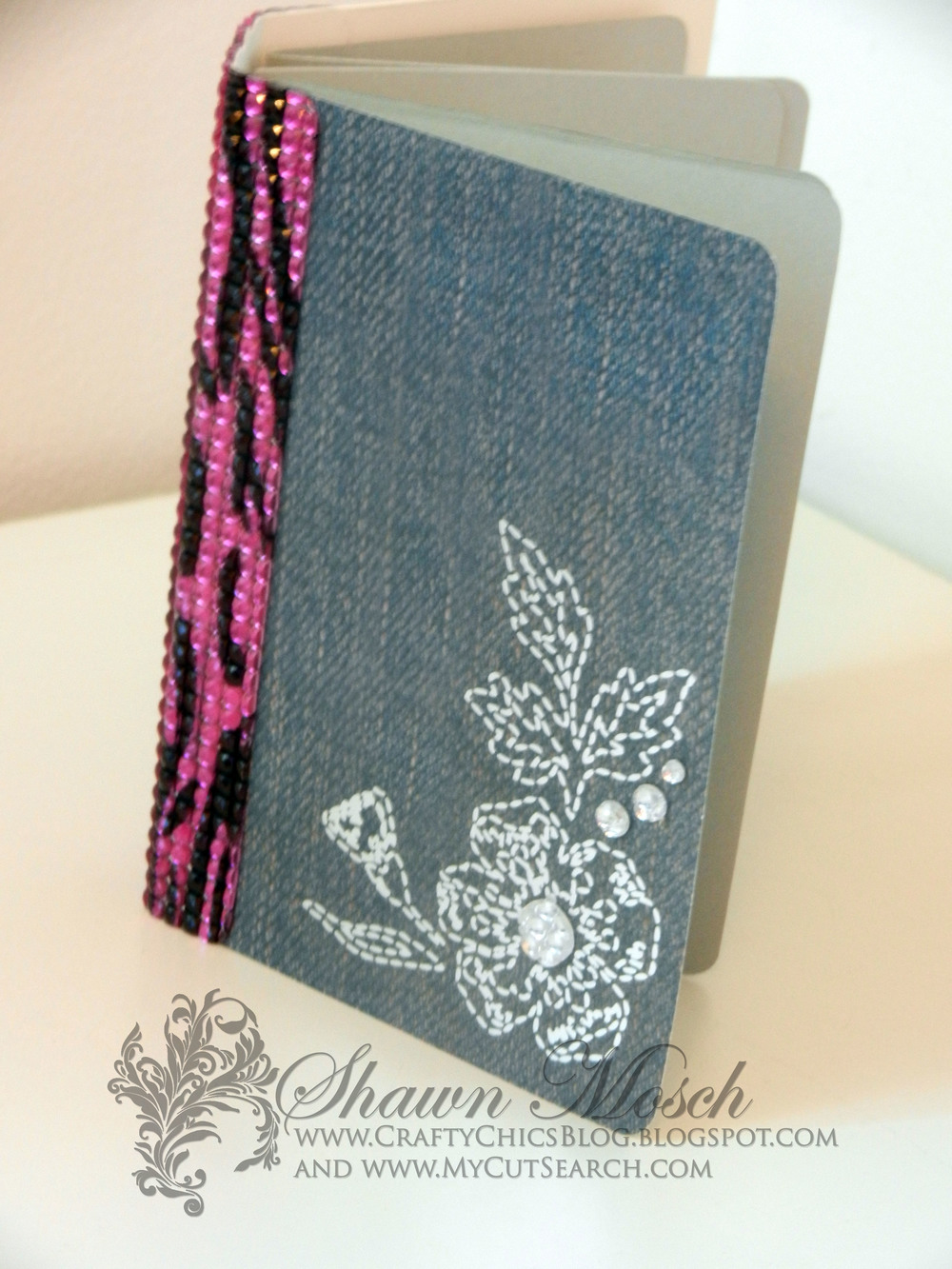 Mini Book with Bling Binding | FaveCrafts.com