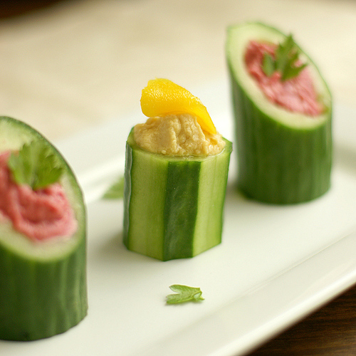 Simple Cucumber Cups | RecipeLion.com