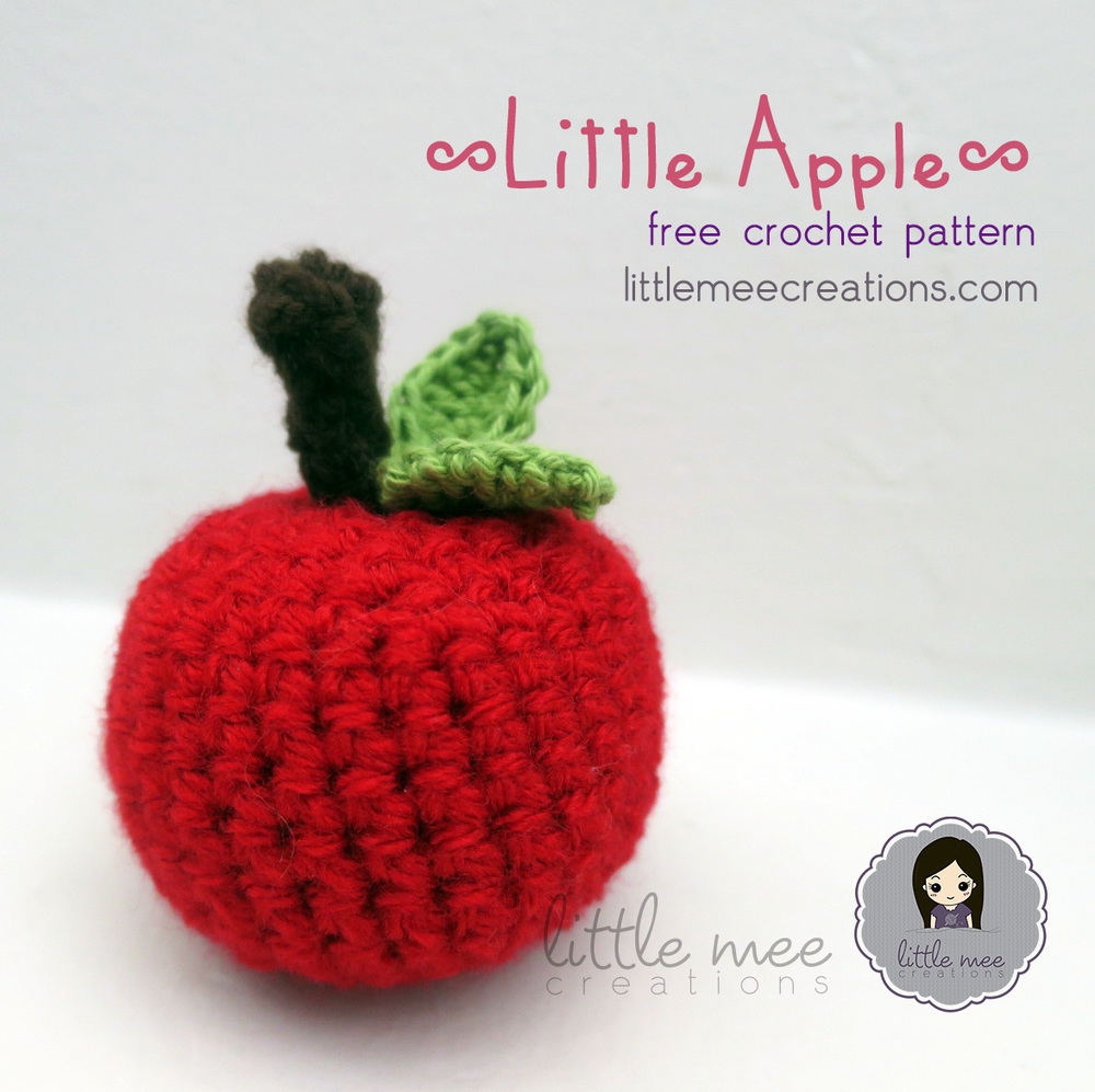 Adorable Apple Crochet Cozy | AllFreeCrochet.com