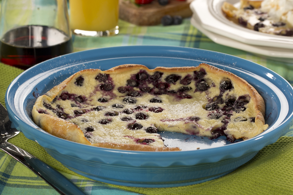 Blueberry Dutch Pancake | MrFood.com