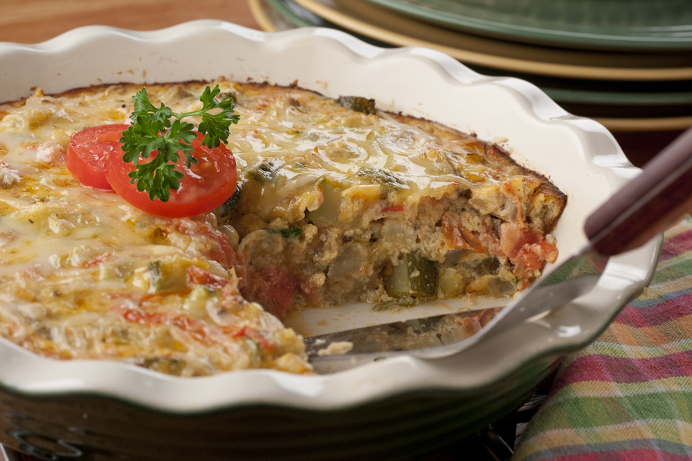 Crustless Veggie Pie | MrFood.com