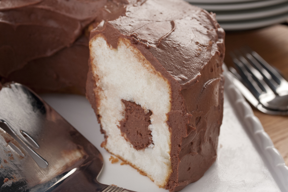 Heavenly Surprise Angel Cake | MrFood.com