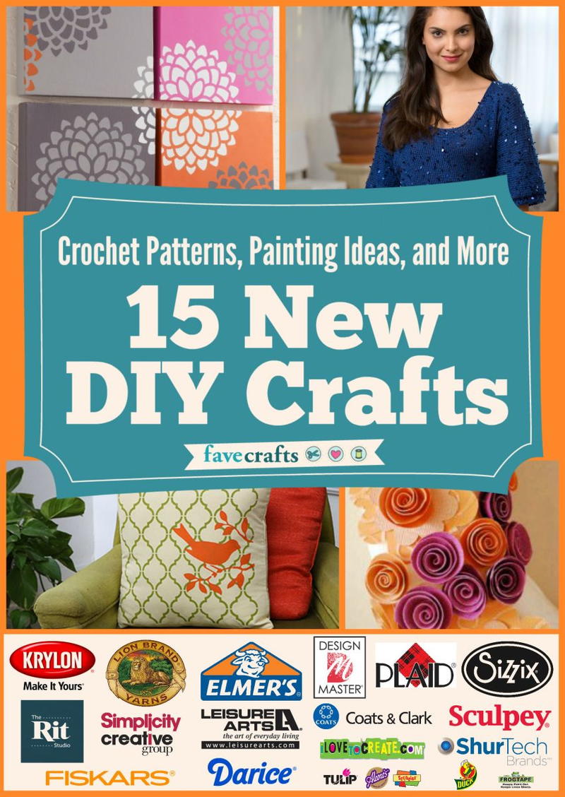 Crochet Patterns, Painting Ideas, and More: 15 New DIY Crafts ...