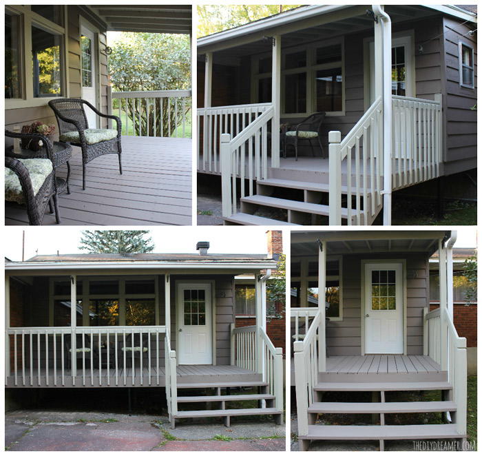 Back Porch Makeover | DIYIdeaCenter.com