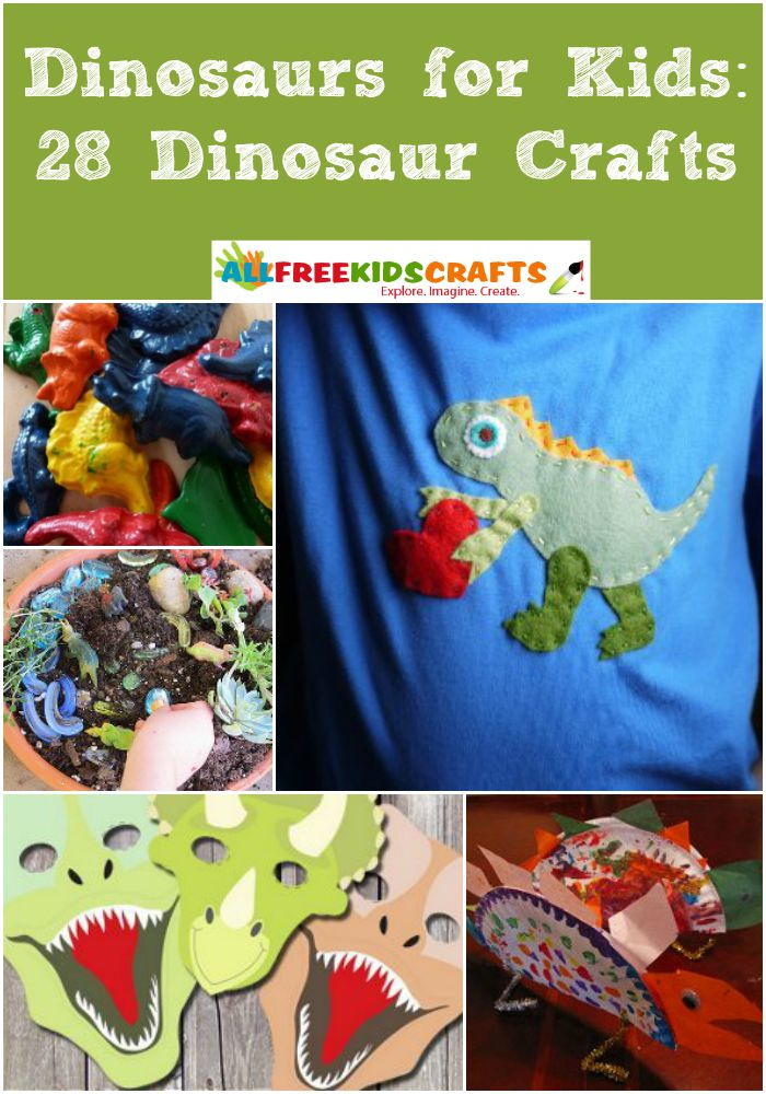 Dinosaurs for Kids: 28 Dinosaur Crafts | AllFreeKidsCrafts.com