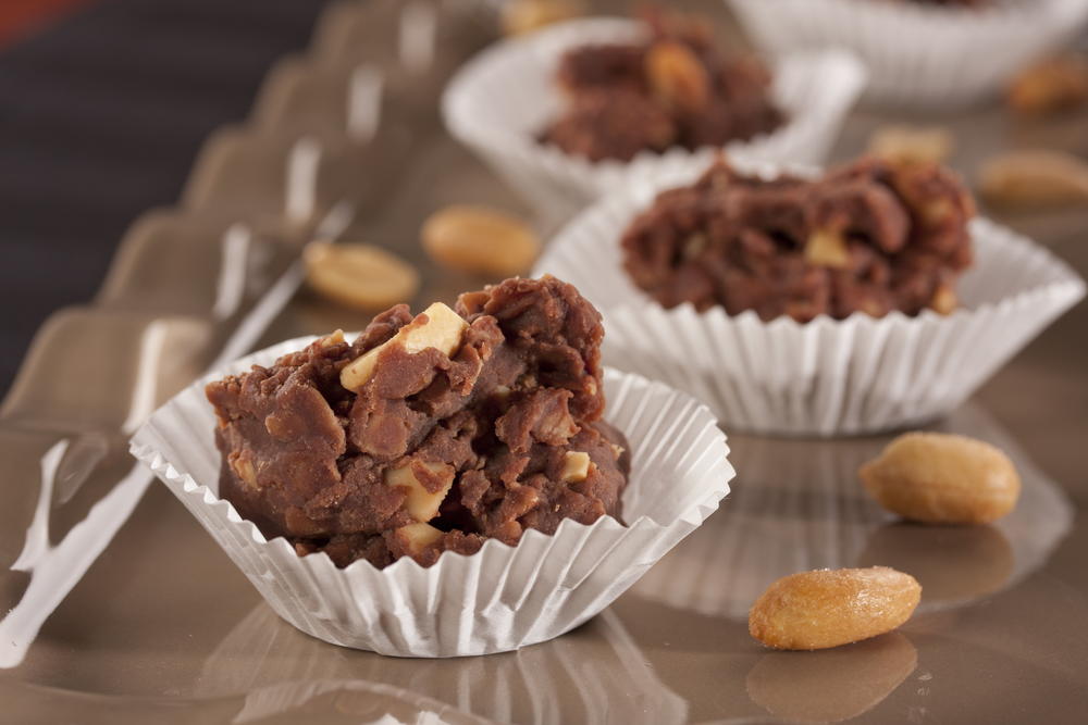 Cocoa Peanut Drops | MrFood.com