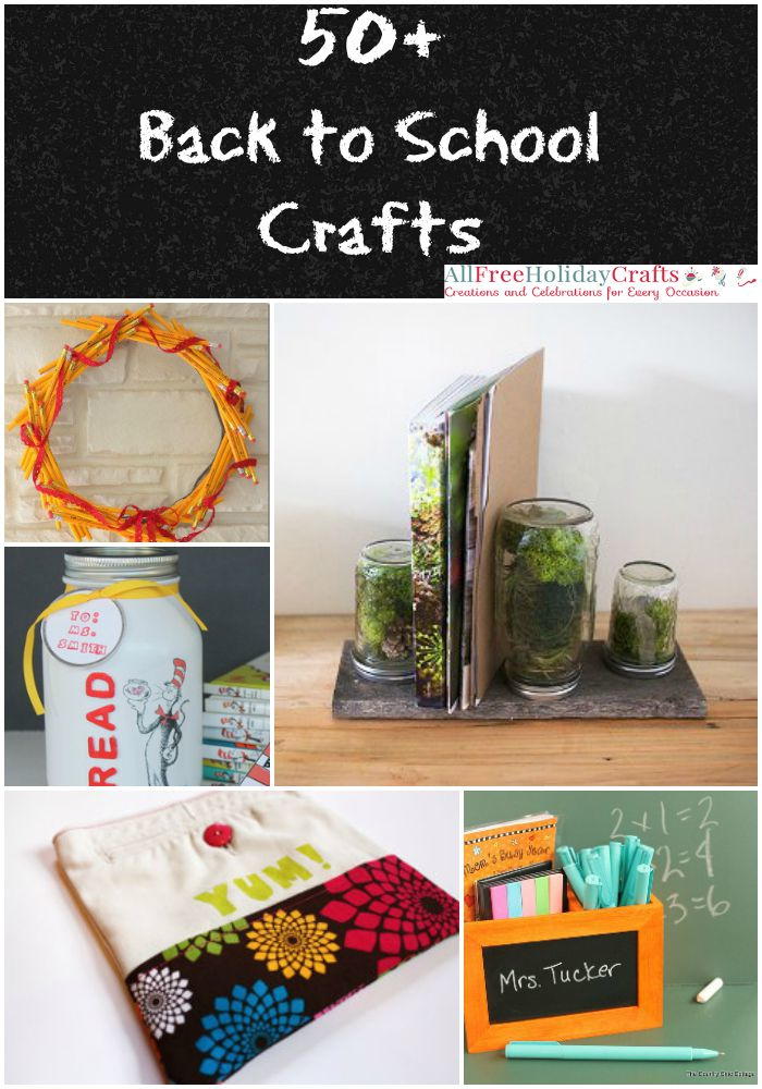 50+ Back to School Crafts | AllFreeHolidayCrafts.com