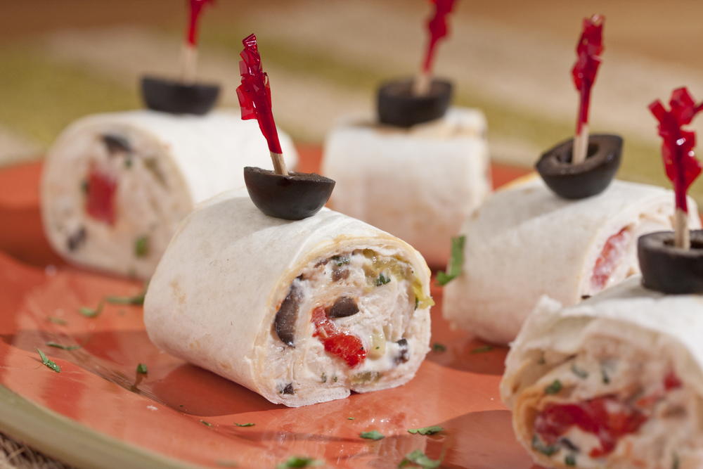 Southwestern Chicken Salad Spirals | MrFood.com