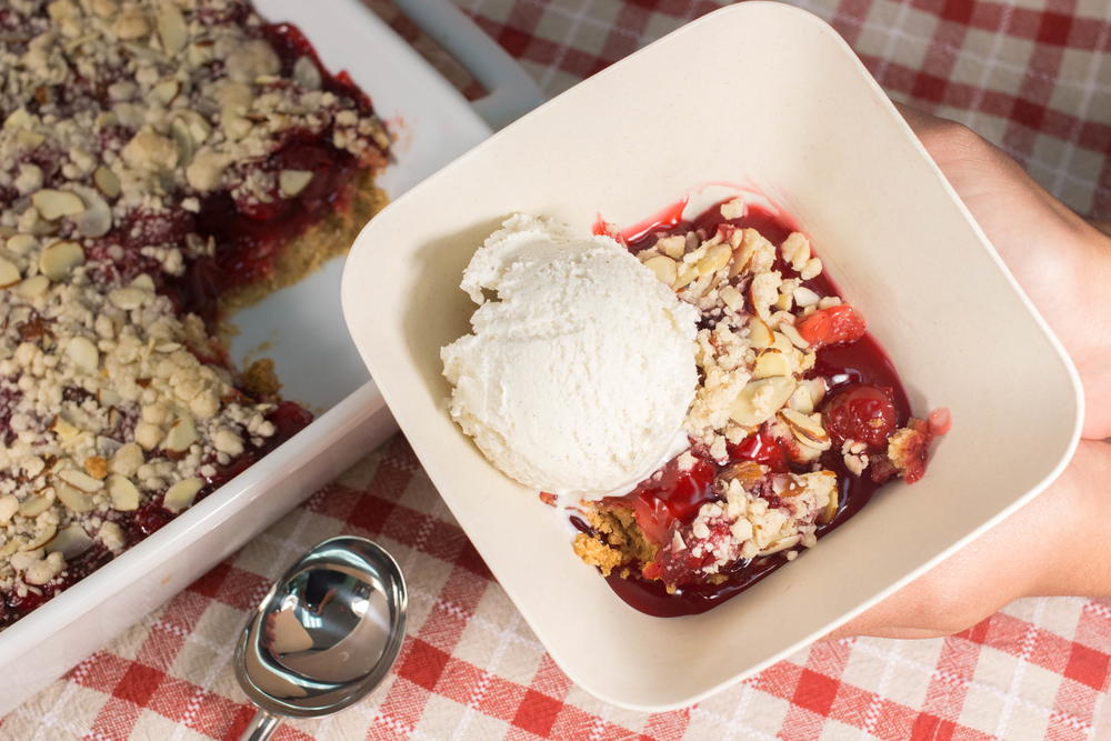 Lazy Cherry Dump Cake | RecipeLion.com