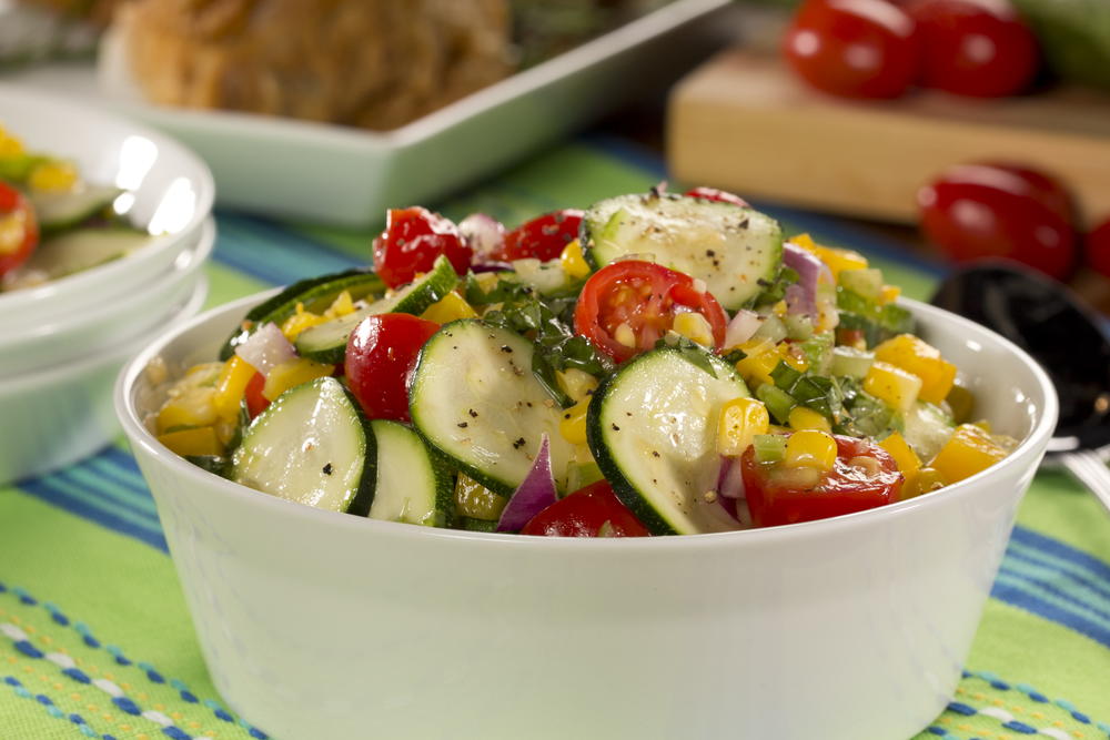 Fiesta Zucchini Salad | MrFood.com