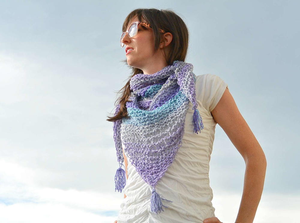Easy Versatile Knit Scarf | FaveCrafts.com