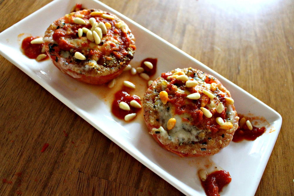 Baked Tomato Parmesan | FaveHealthyRecipes.com