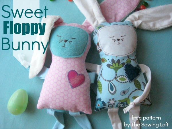 Sweet Floppy Bunny Pattern | AllFreeSewing.com