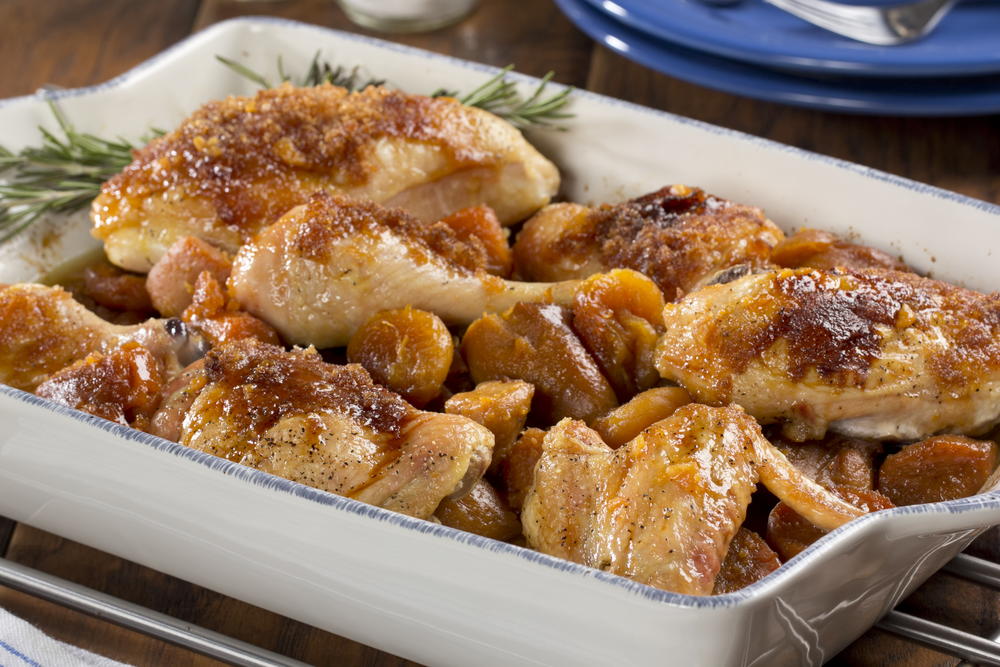 Apricot Yam Chicken Bake | MrFood.com