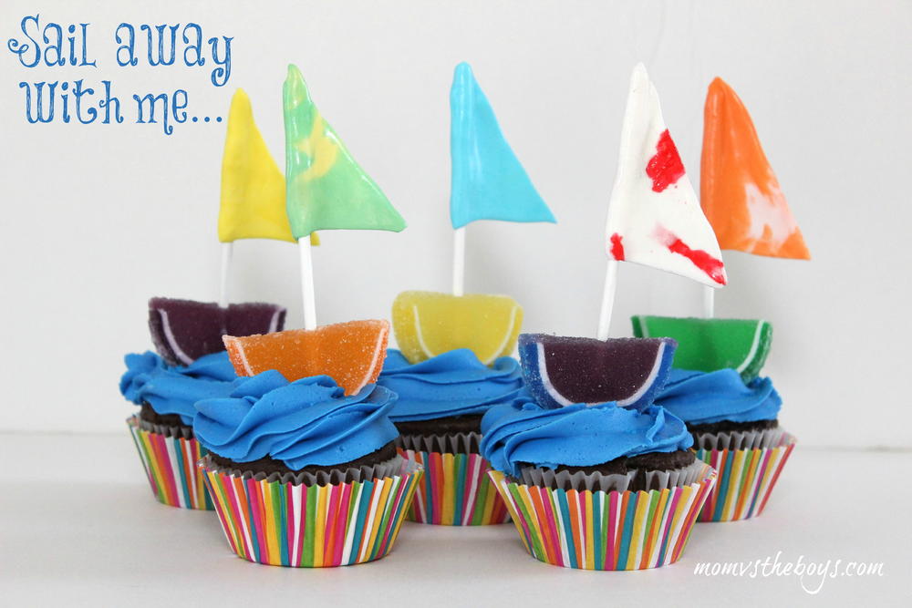 Sailboat Cupcakes | AllFreeKidsCrafts.com