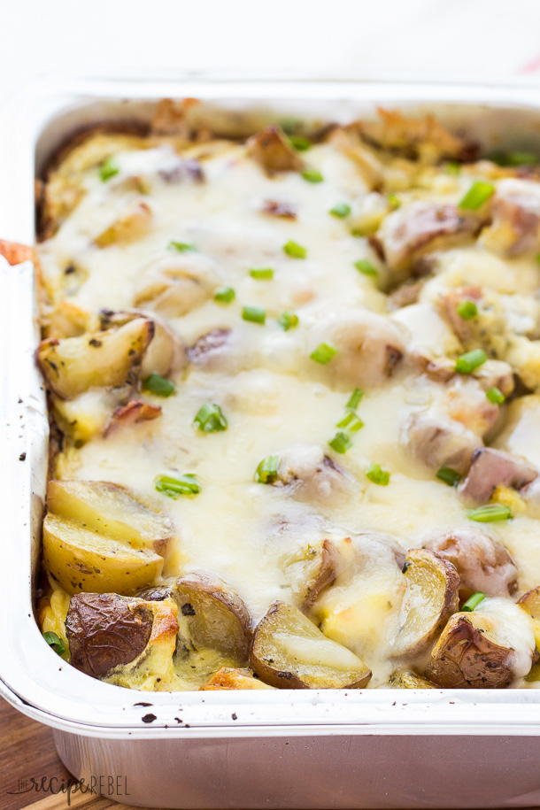 No Dishes Grilled Breakfast Casserole | RecipeLion.com