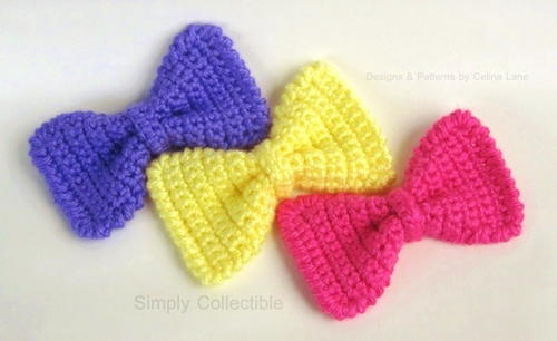 Sassy Bow Embellishment | AllFreeCrochet.com