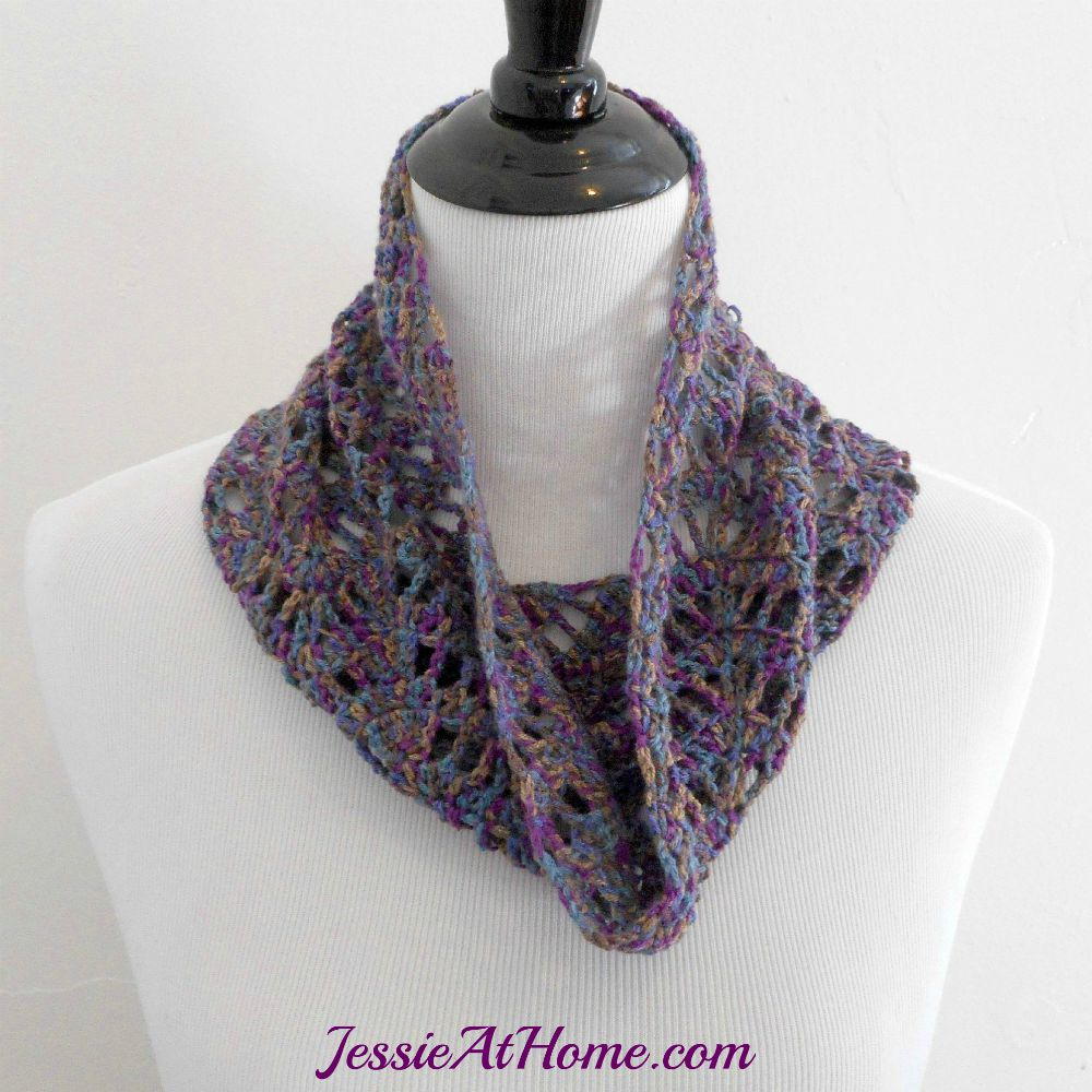 Lucy Chevron Cowl or Scarf | AllFreeCrochet.com