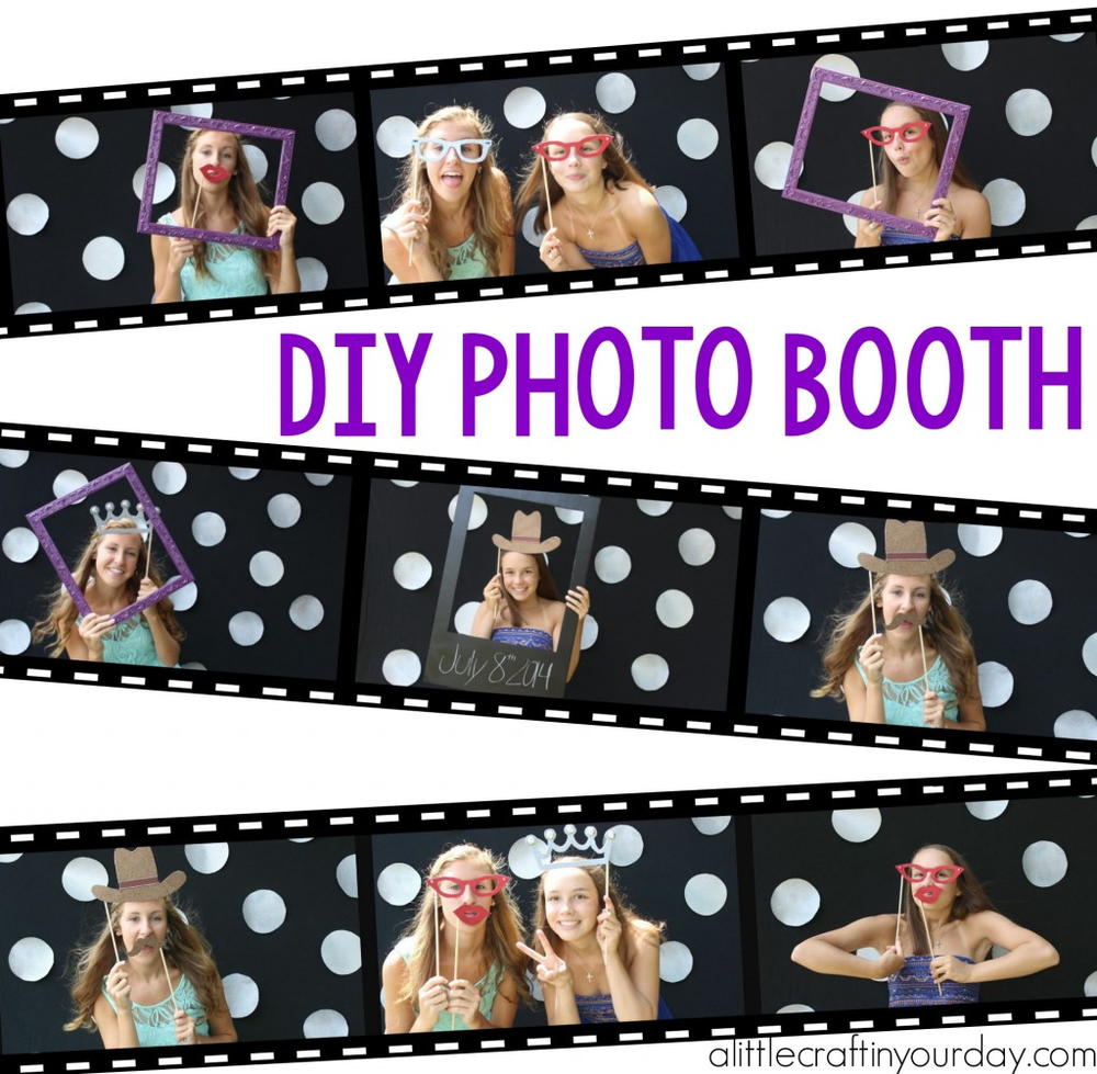 Easy DIY Wedding Photo Booth | AllFreeDIYWeddings.com