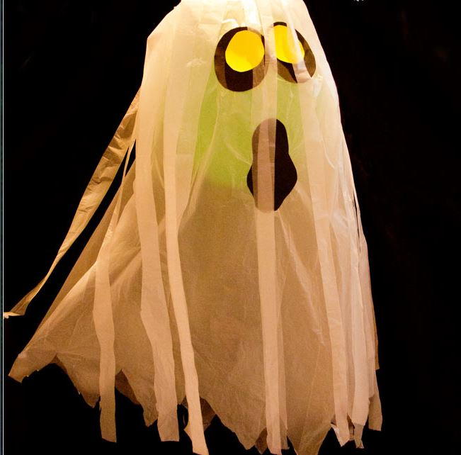 Giant Floating Ghost | AllFreeKidsCrafts.com