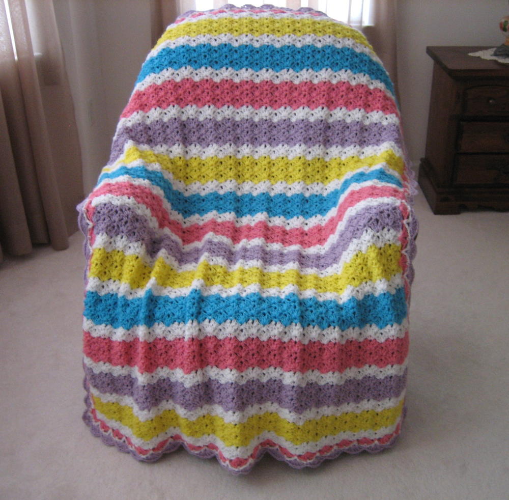 Summer's End Glow Crochet Blanket | AllFreeCrochetAfghanPatterns.com