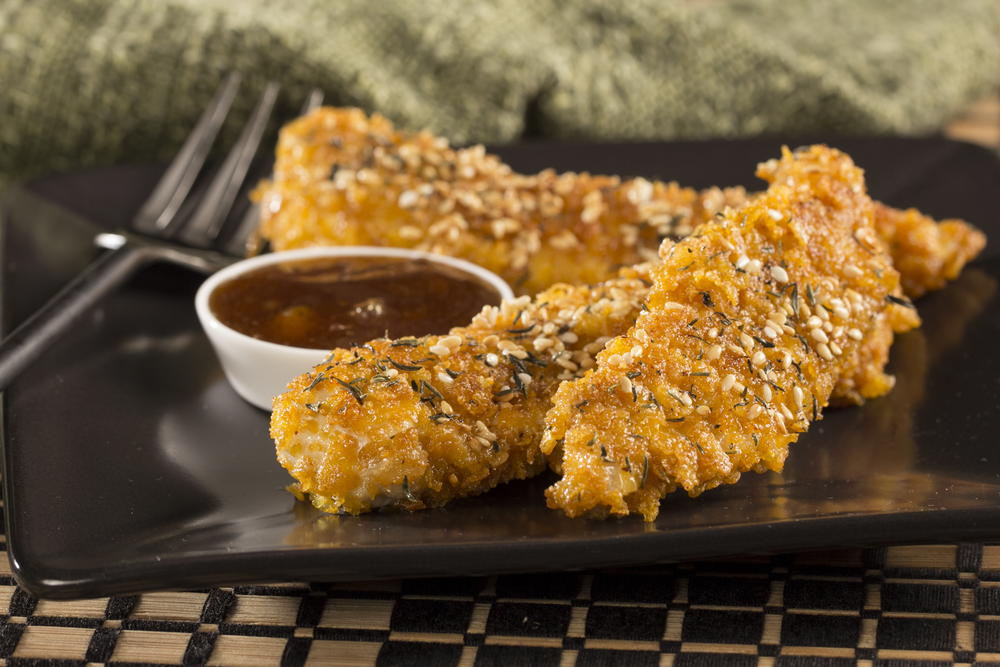 Sesame Chicken Fingers | MrFood.com
