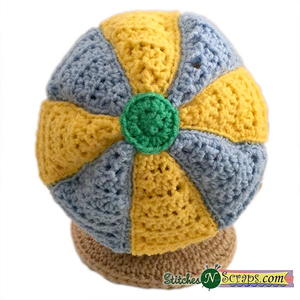 Puffy Pinwheel Hat | AllFreeCrochet.com