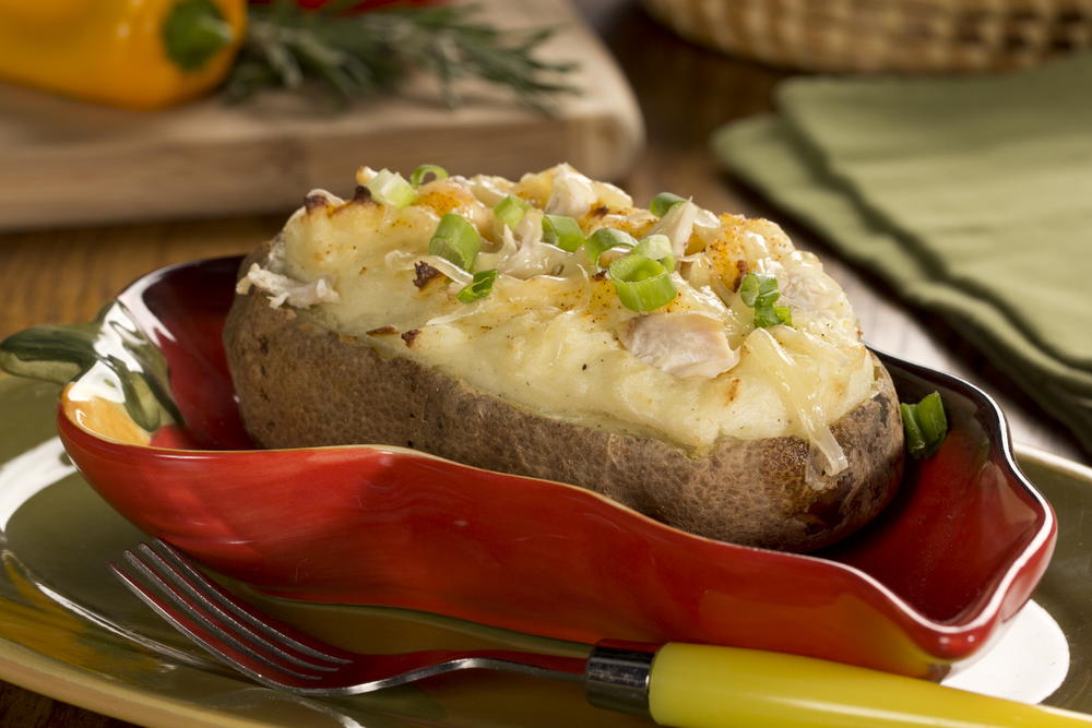 Time Out Stuffed Spuds | MrFood.com