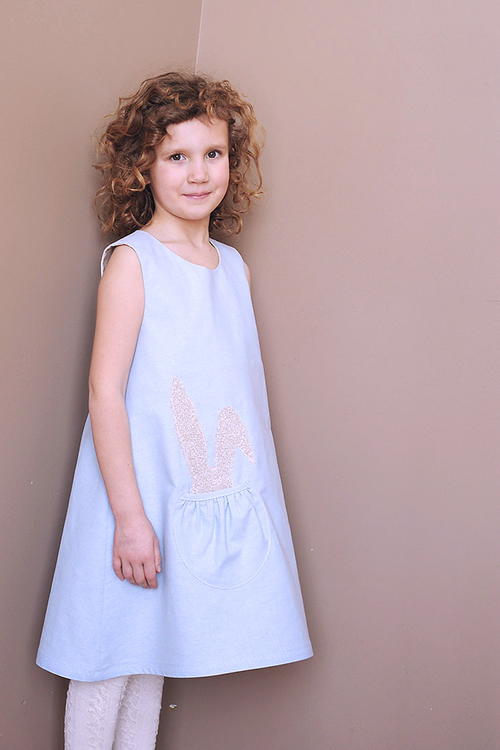 Peeping Peter Cottontail Dress | AllFreeSewing.com