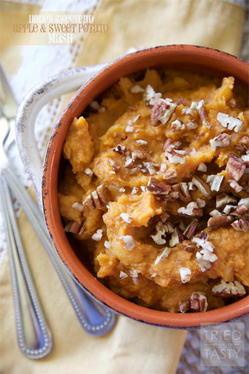 Honey-Sweetened Apple and Sweet Potato Mash | RecipeLion.com