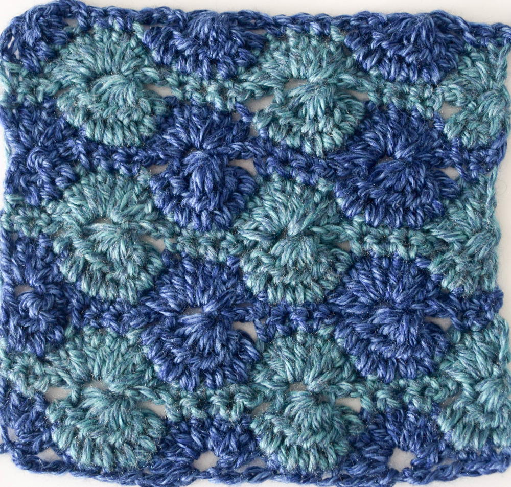 Simple Catherine Wheel Stitch Tutorial | AllFreeCrochetAfghanPatterns.com
