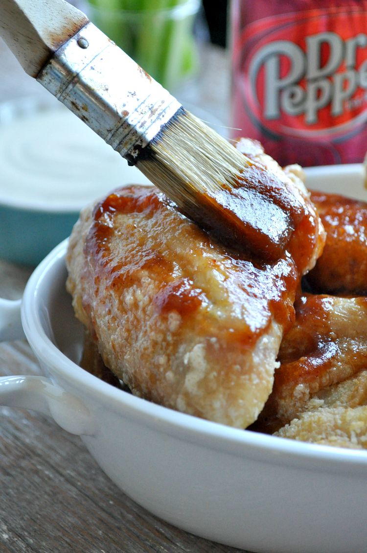 Crispy Dr. Pepper Barbecue Wings | RecipeLion.com