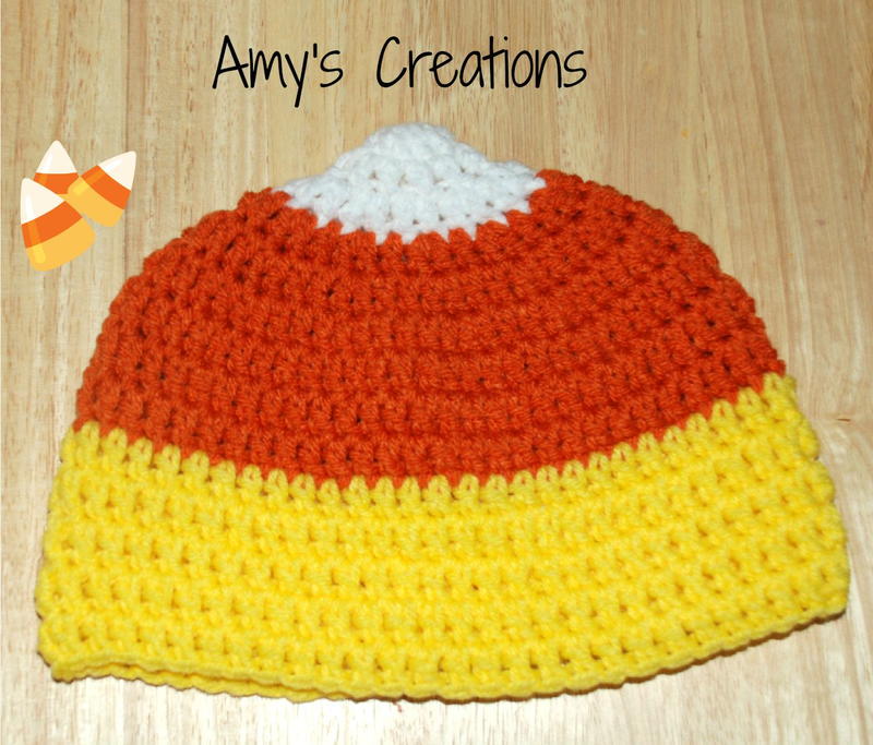 Sweet Candy Corn Hat | AllFreeCrochet.com