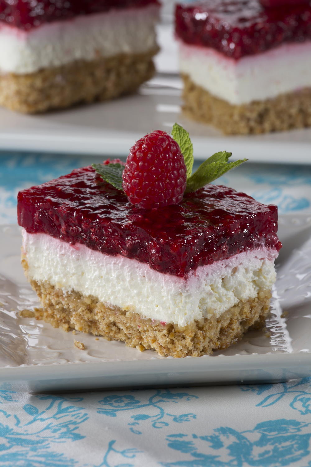 Sweet 'n' Salty Raspberry Bars | MrFood.com