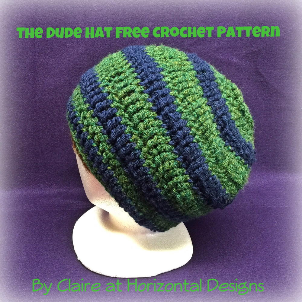 The Dude Hat | AllFreeCrochet.com