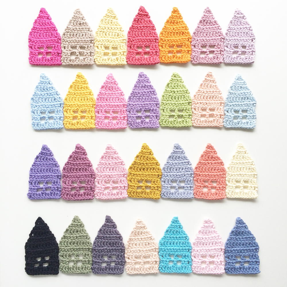 Little Crochet Houses | AllFreeCrochet.com
