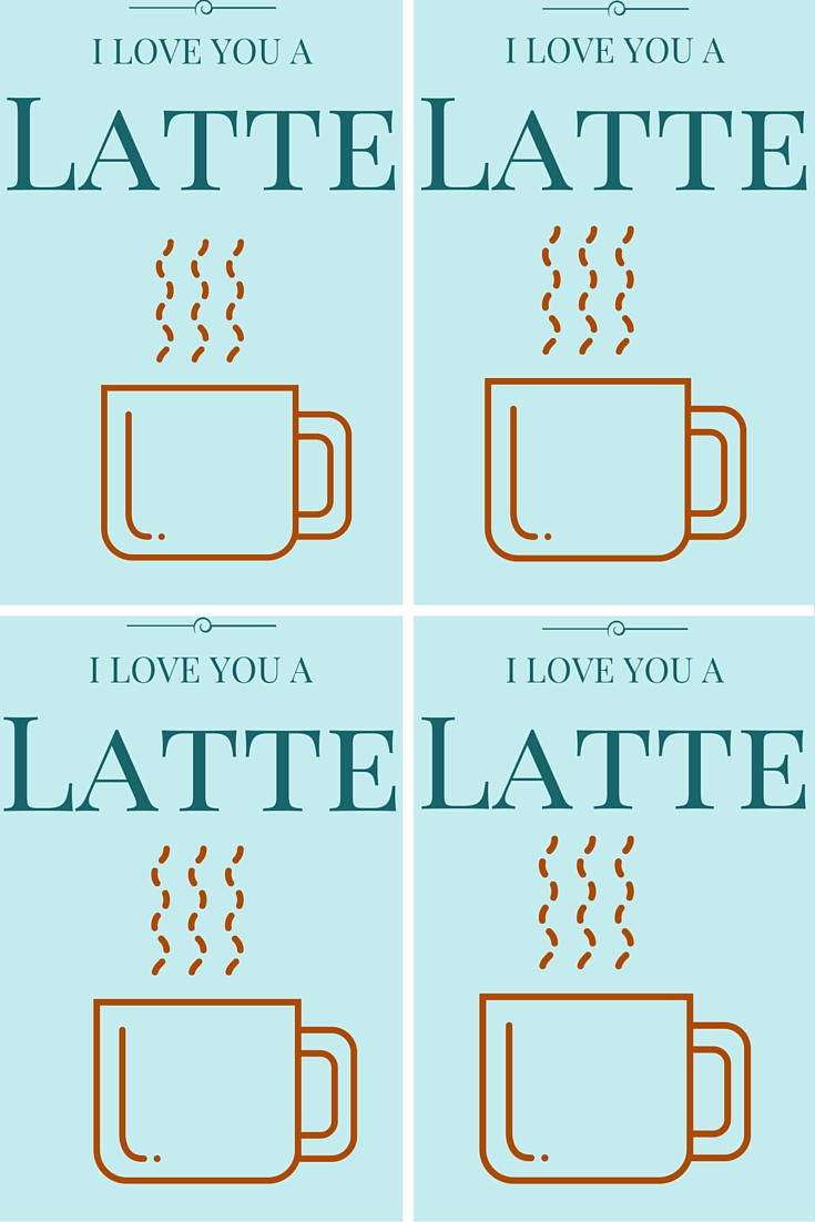 I Love You a Latte Valentine | AllFreeHolidayCrafts.com