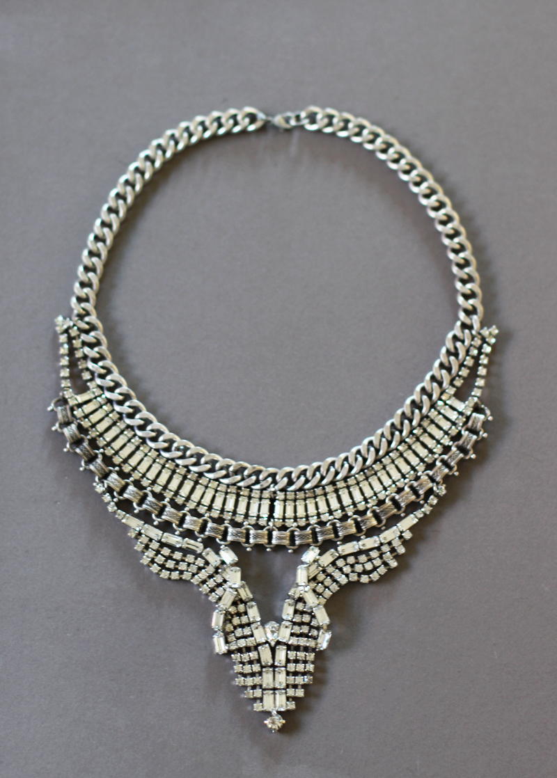 Vintage Rhinestone DIY Necklace | AllFreeJewelryMaking.com