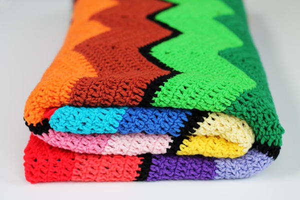 Ripple Afghan Crochet Pattern | FaveCrafts.com