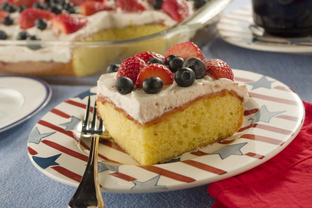 Summer Berry Cake | MrFood.com
